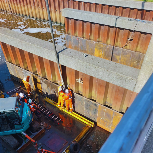 Klus geklaard! Beton in damwanden Crèvecoeur gestort - Waterschap Aa en Maas