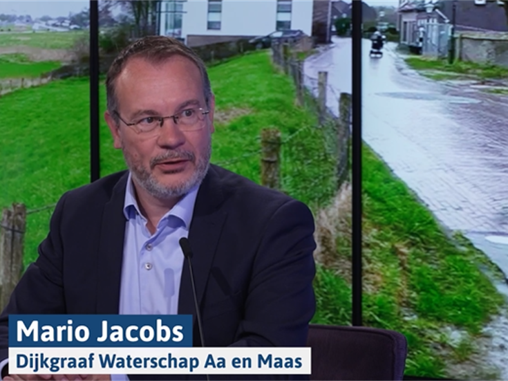 Interview dijkgraaf Mario Jacobs met DTV Nieuws: ‘Balanceren tussen ...