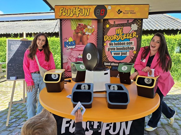 Flushteam van waterschap in 'line up' van festival Festyland ...